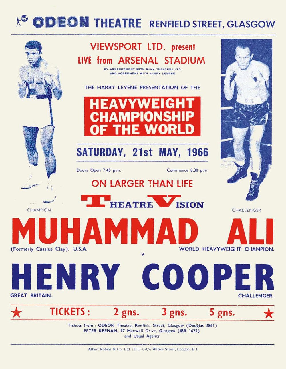 POSTER - ALI VS COOPER 1966 #2