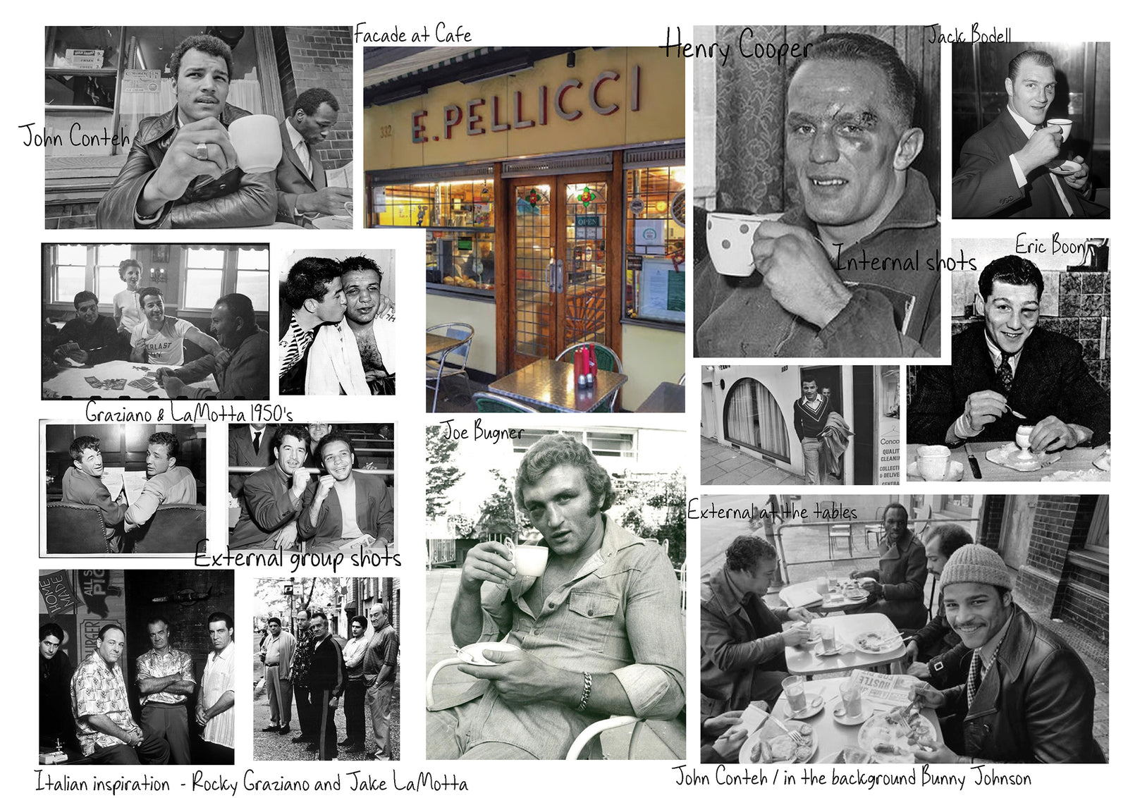 The iconic E.PELLICCI CAFÉ